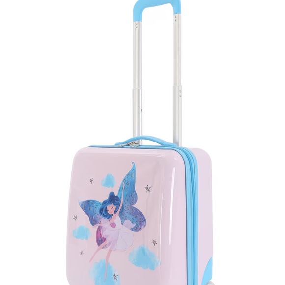 Triforce | Other | Nwt Fairy Design Kids Suitcase Wlight Up Wheels Kids ...